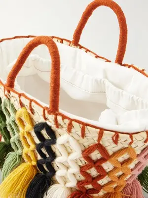 Cap D'antibes Cap D’antibes Panier Raffia Tote Bag