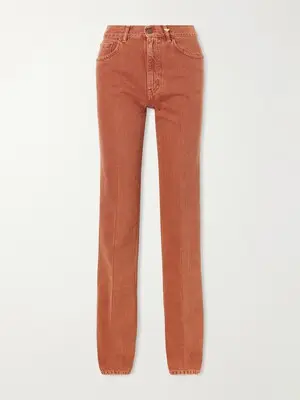 Chloé High-rise Straight-leg Jeans - Brown