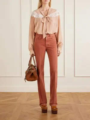 Chloé High-rise Straight-leg Jeans