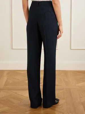 BLAZÉ MILANO Lundy Crepe Straight-leg Pants