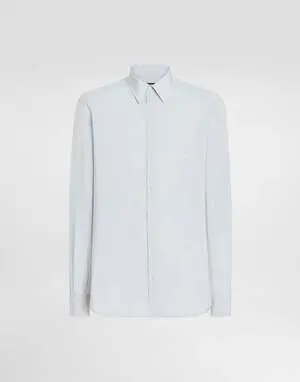 Dolce & Gabbana Martini Shirt In Jacquard - Grey