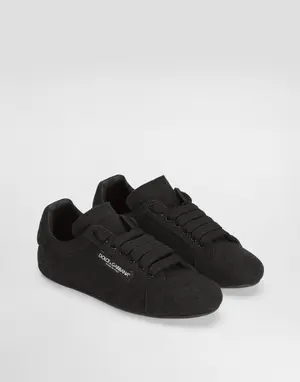 Dolce & Gabbana Split Leather Portofino Soft Sneakers