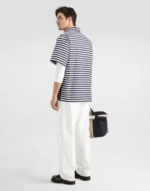 Dolce & Gabbana Striped Cotton Polo Shirt
