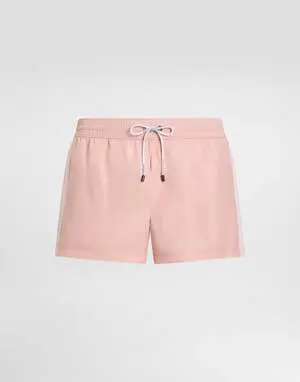 Dolce & Gabbana Swim Boxer Shorts With Logo - Multicolor
