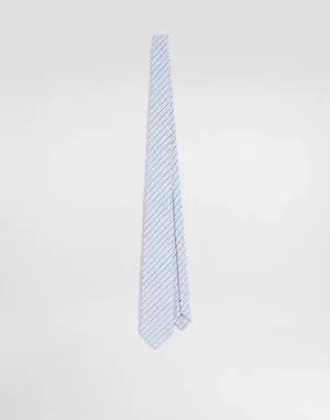Dolce & Gabbana Striped Poplin Tie - Multicolor