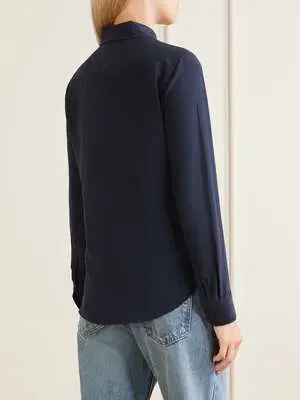 NILI LOTAN Gaia Crepe De Chine Shirt