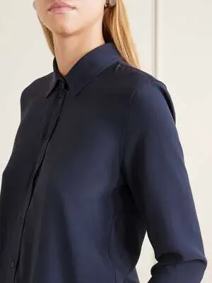 NILI LOTAN Gaia Crepe De Chine Shirt
