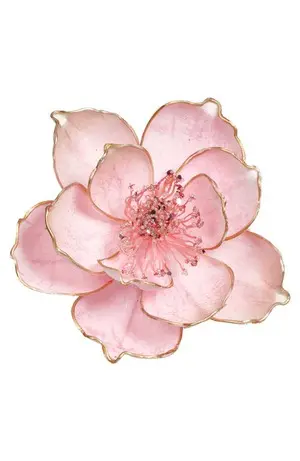 MARK ROBERTS Christmas Magnolia Clip Light Pink