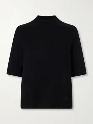 Loulou De Saison Ruth Ribbed Cashmere Sweater - Black