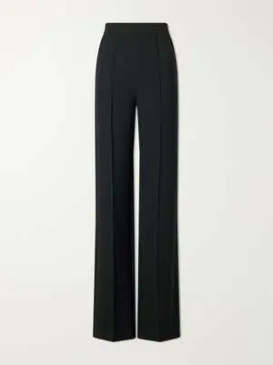 Maticevski Afterword Pleated Cady Straight-leg Pants - Black