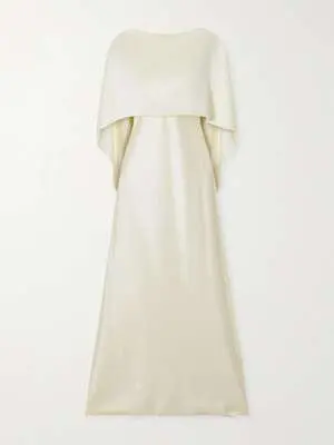 HEIRLOME Anna Silk-satin Maxi Dress