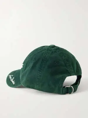 Acne Studios Carliy Venice Logo-embroidered Cotton Cap