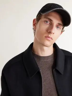 Acne Studios Logo-embroidered Cotton Twill Cap