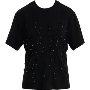 GIZIA Embroidered Detail T-shirt
