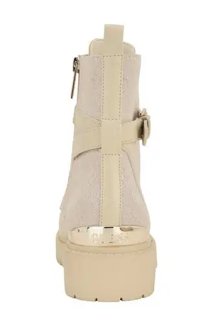 Guess Olanna Combat Boots With Lug Sole