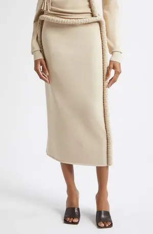 DIOTIMA Mane Midi Skirt - Ecru