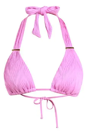 SUNSHINE 79 Ethereal Echo Textured Triangle Bikini Top