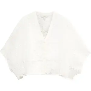 M&s Openwork Embroidered Button-up Kafta