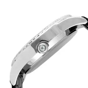 PEUGEOT Coutoure Leopard Leather Strap Watch- 40mm - Silver