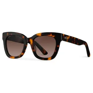 WMP EYEWEAR Stormi 50mm Cat-eye Polarized Sunglasses - Tortoise