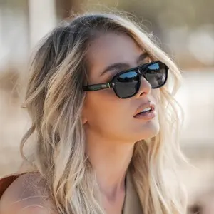 WMP EYEWEAR Ember54mm Classic Aviator Polarized Sunglasses - Black
