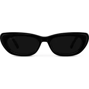 WMP EYEWEAR Quinn52mm Classic Cat-eye Sunglasses - Black