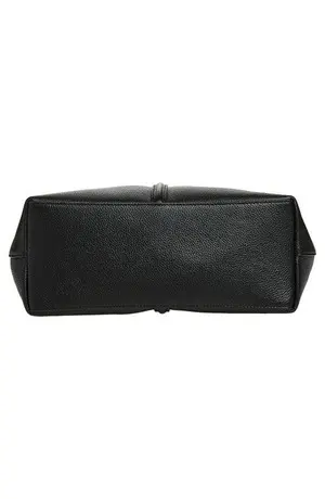 DEMELLIER The Large Siena Leather Bucket Bag - Black