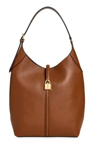 DEMELLIER DeMellier The Large Siena Leather Bucket Bag Tan