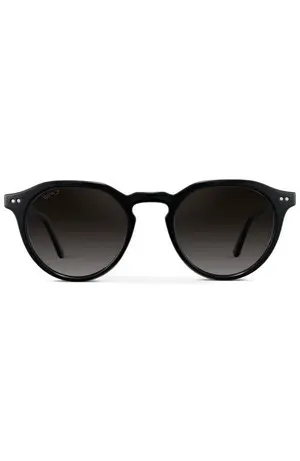 WMP EYEWEAR Ralph 48mm Round Frame Sunglasses - Black