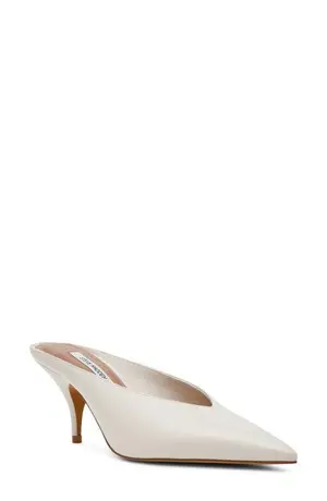 Steve Madden Fonza Mule - White Leather