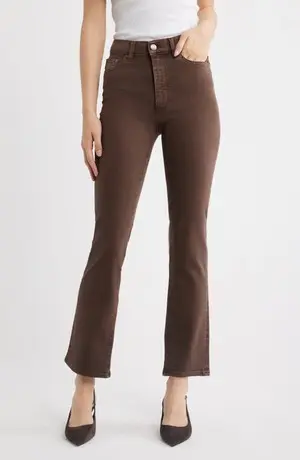 DL1961 Halle High Waist Straight Leg Jeans