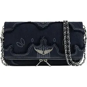 Zadig&Voltaire Rock Denim Clutch