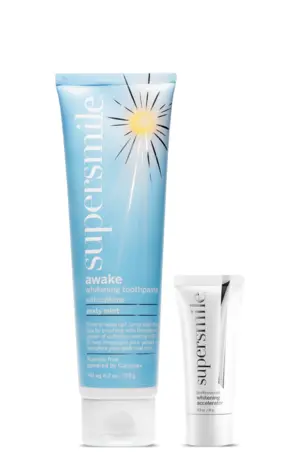 SUPERSMILE Whitening Toothpaste Awake 4.2 Oz With Accelerator 0.5 Oz
