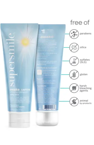 SUPERSMILE Whitening Toothpaste Awake 4.2 Oz With Accelerator 0.5 Oz