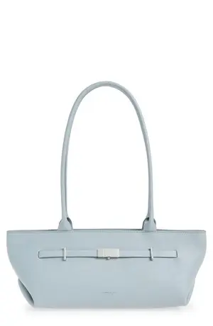 DEMELLIER The New York Leather Shoulder Bag - Pacific