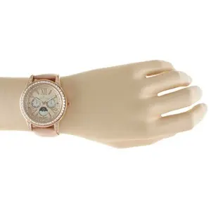 PEUGEOT Sun Moon Multi Fucntion Suede Watch40mm