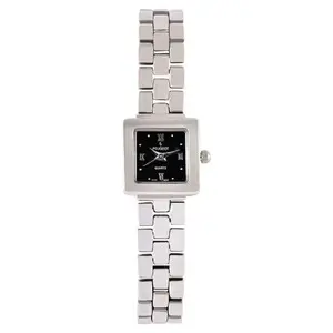 PEUGEOT Sleek Small Face Bracelet Watch- 20mm - Black