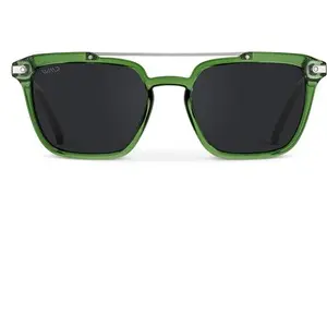 WMP EYEWEAR Connor52mm Square Polarized Sunglasses Emerald Green