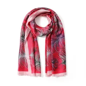 YOUZEY The Valencia Scarf - Red/pink