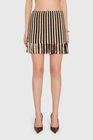 Amanda Uprichard Jolie Skort - Cocoa Combo