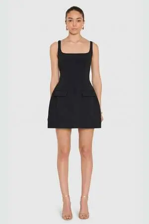 Amanda Uprichard Lily Dress - Black