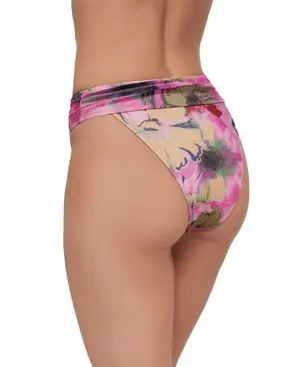 Steve Madden High Leg High Waist Ruched Band Bottom