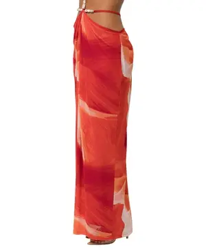 JLUXLABEL Hera Draped Maxi Skirt