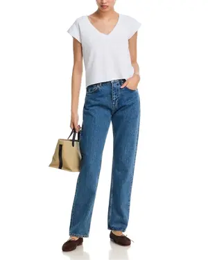 PERFECTWHITETEE Japane Jersey V Neck Tee