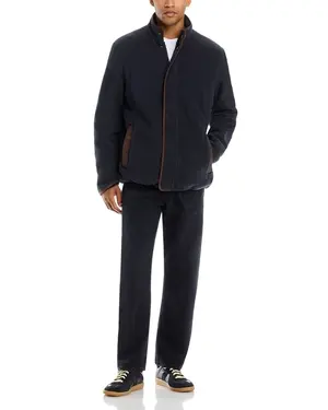 Barbour Fardon Casual Jacket With Leather Trim