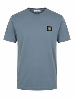 Stone Island Cotton Jersey Garment Dyed T-shirt - Multicolor