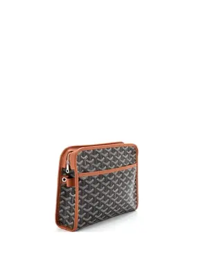 Hermès Mm Jouvence Toiletry Pouch Coated Canvas