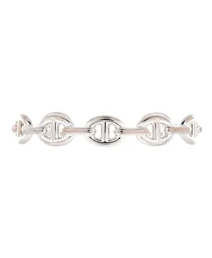 Hermès Medium Chaine D'ancre Enchainee Cuff Bracelet - Sterling Silver