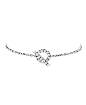 Hermès Finesse Bracelet 18k Gold And Diamonds - White