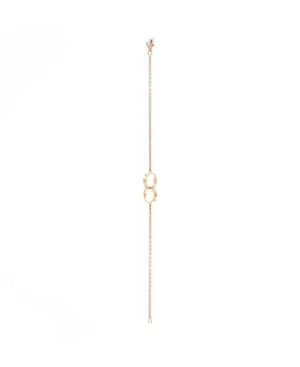 CARTIER Love Interlocking Bracelet 18k Rose Gold